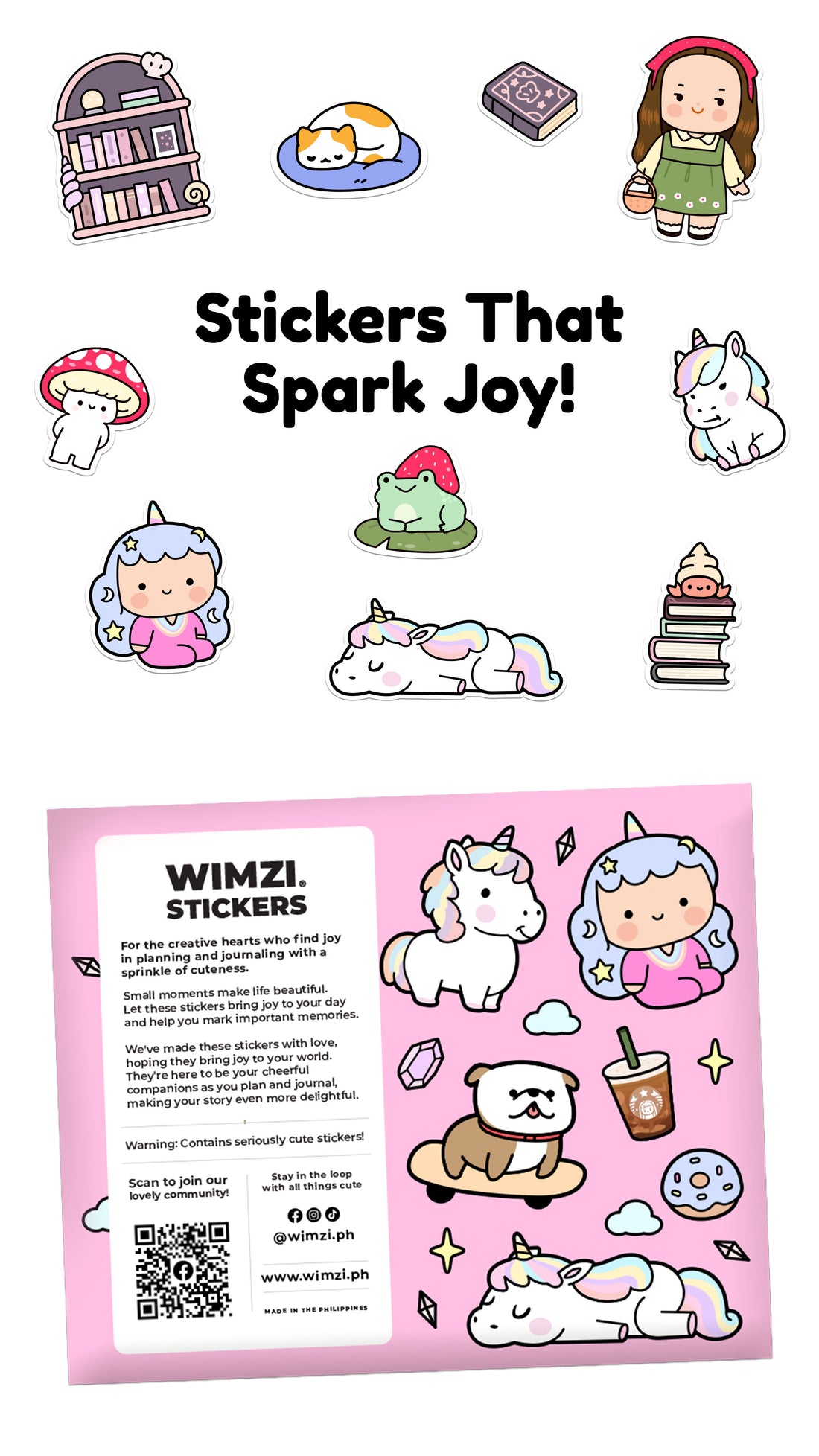 Cute Journaling Sticker Pack – Wimzi